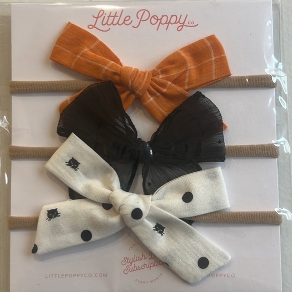 Little Poppy Co | Accessories | Nwt Little Poppy Co Mini Bows On Nylon ...